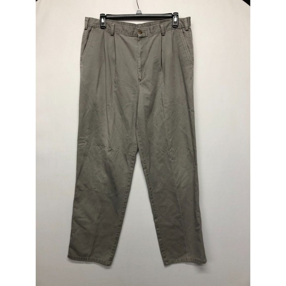 Farah | Pants | Vintage Farah Men Pleated Chino Pants Size 4x34 Gray ...
